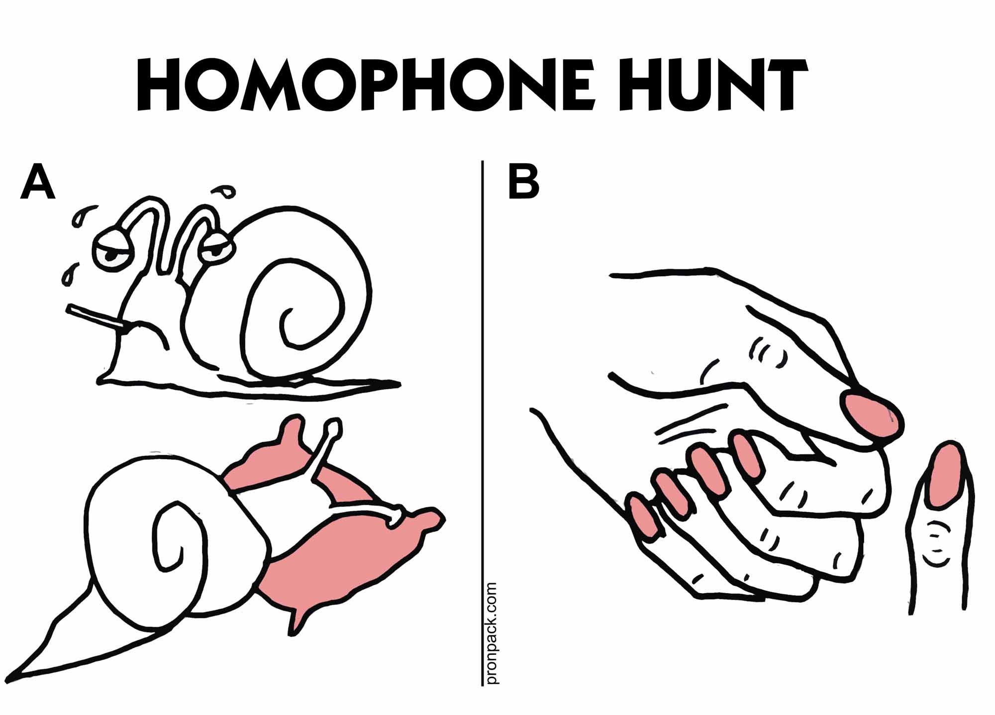 Homophone Hunt 1 – PronPack